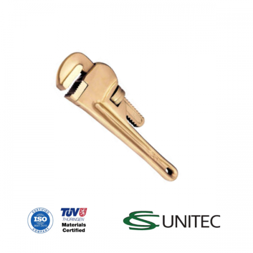 Fercamex | Llave Stilson Antichispa Bronce. CS UNITEC